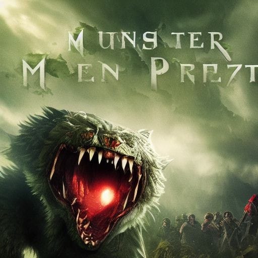 The Monster Was A Terrifying Sight To Behold. It Was Large And ...