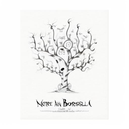 Tim Burton Tree Tattoos