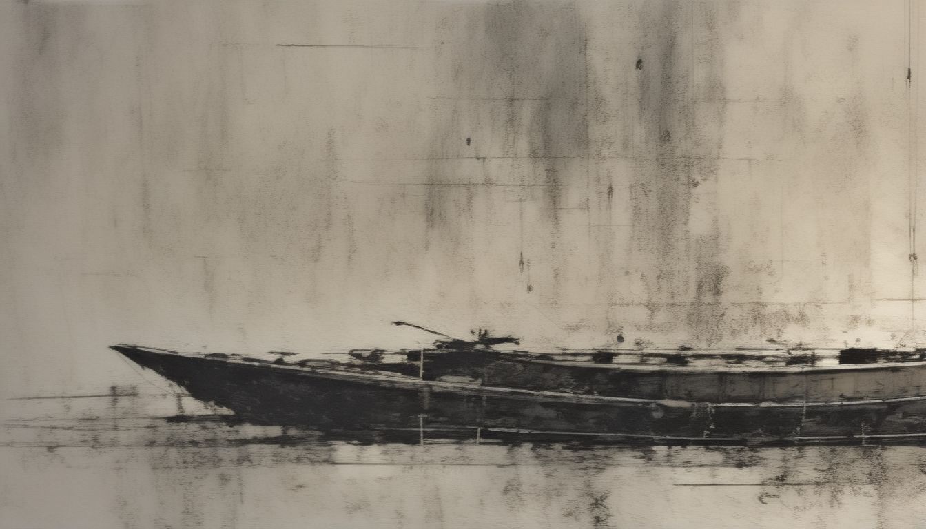 Cinematic Film Still An Epic Picture, A Woman In A Long Dress At An Old ...