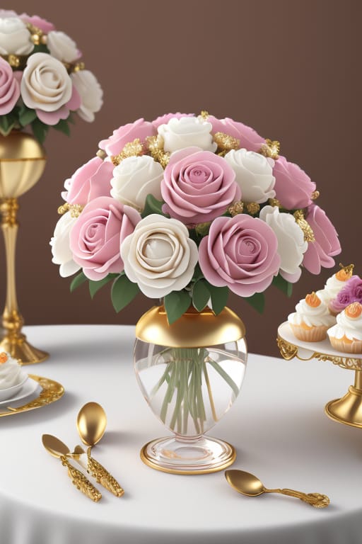 Professional Food Photography Of White Buttercream Roses, Buttercream ...