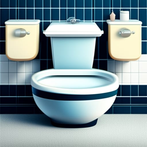 The Anthropomorphic Toilet Cartoon Character, Bathtub Cartoon Character ...